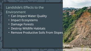 TYPES OF NATURAL DISASTERS AND ITS AFFECTS TO ENVIRONMENT | PPTX
