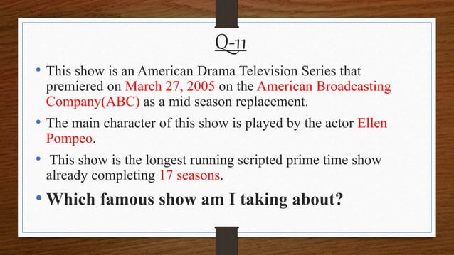 QUIZzard 2K21 (AIIMS Kalyani) Final Round | PPT