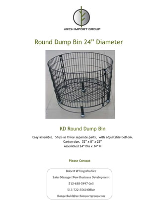Round 24inch bin | DOCX
