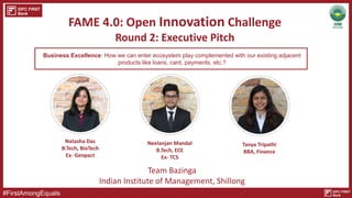 IDFC First Bank FAME 4.0: Open Innovation Challenge | PDF