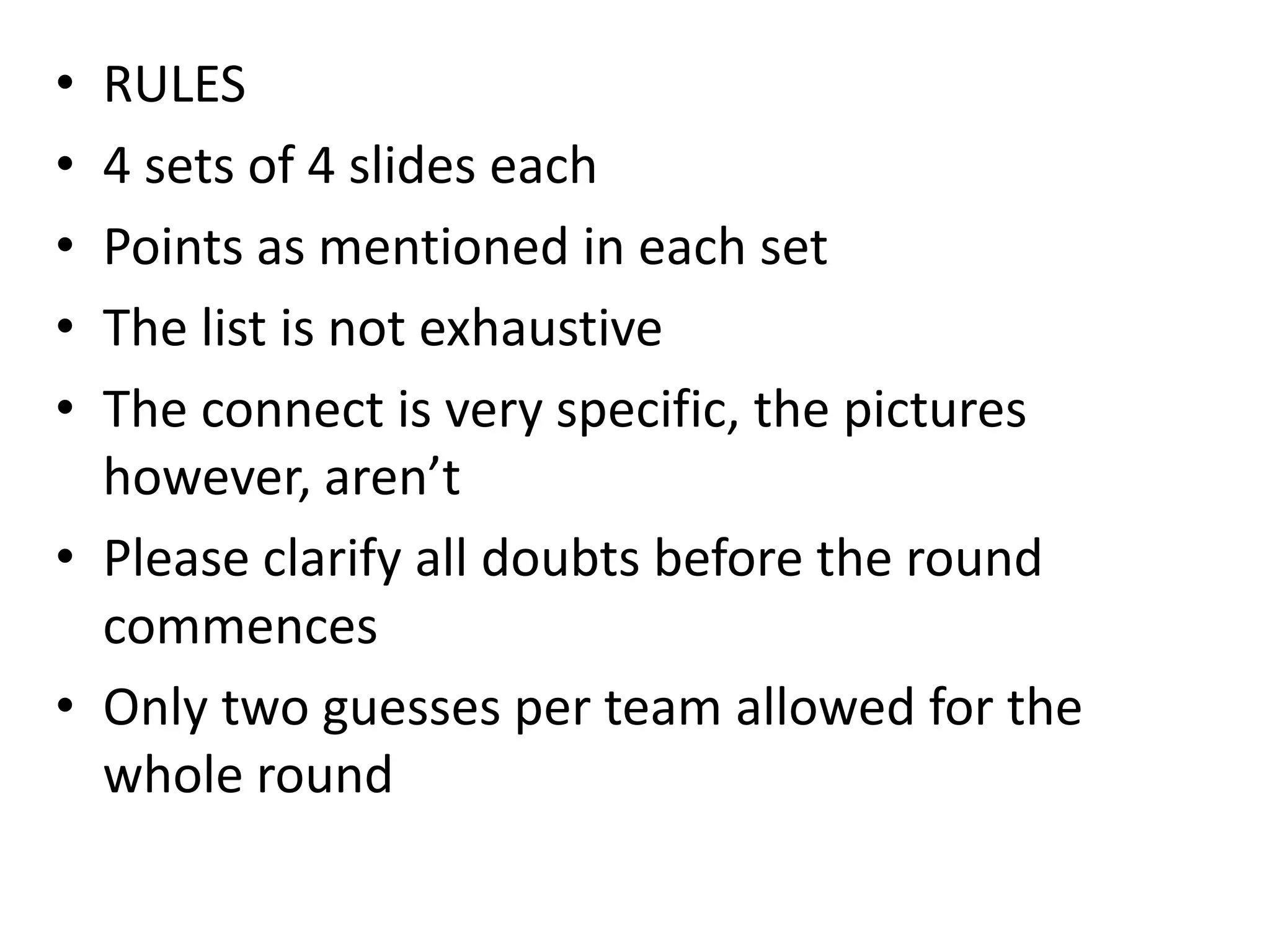 ARCANE QUIZ - ROUND 3 - LONG VISUAL CONNECT | PPTX