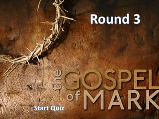 Tamil Bible quiz 4- Gospel of Mark Part 3 | PPT