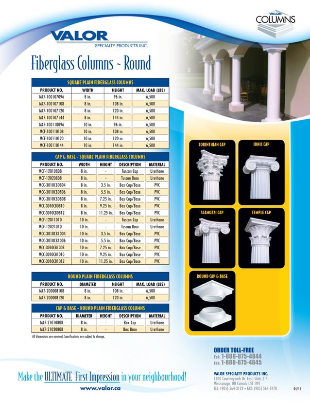 Valor Specialty Products Product Promotion Sellsheet | PDF | Civil ...