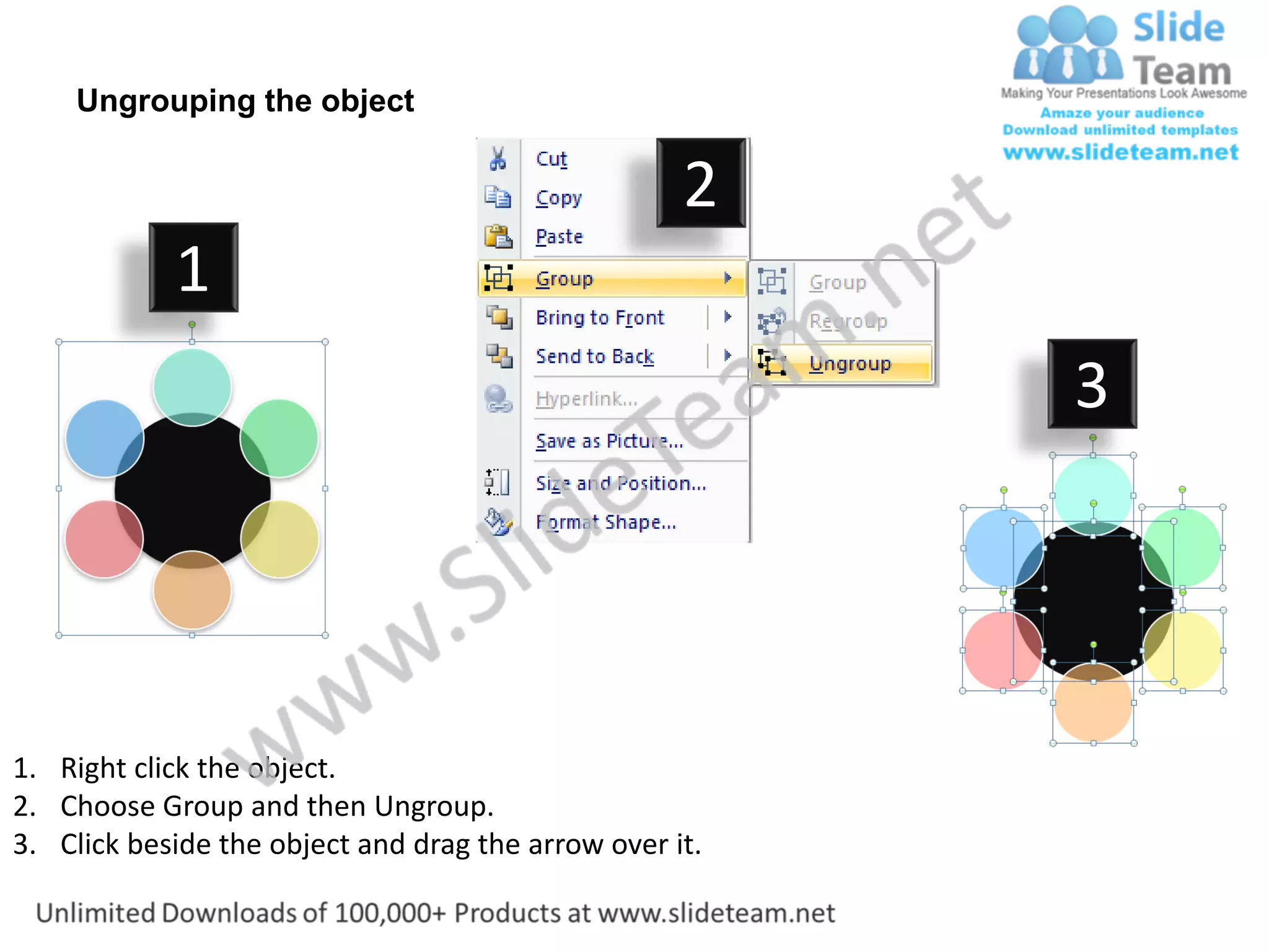 Round cycle flow chart 6 stages powerpoint templates 0712 | PDF