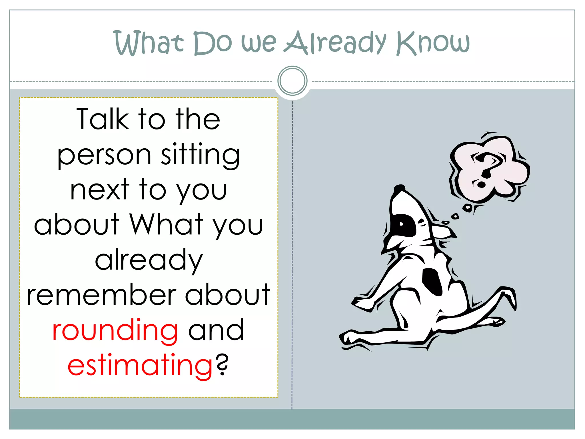 Rounding and estimating | PPTX