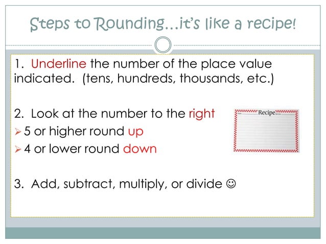 Rounding and estimating | PPTX | Geography | Science
