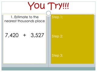 Rounding and estimating | PPTX