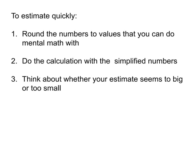 Rounding and percent error | PPTX