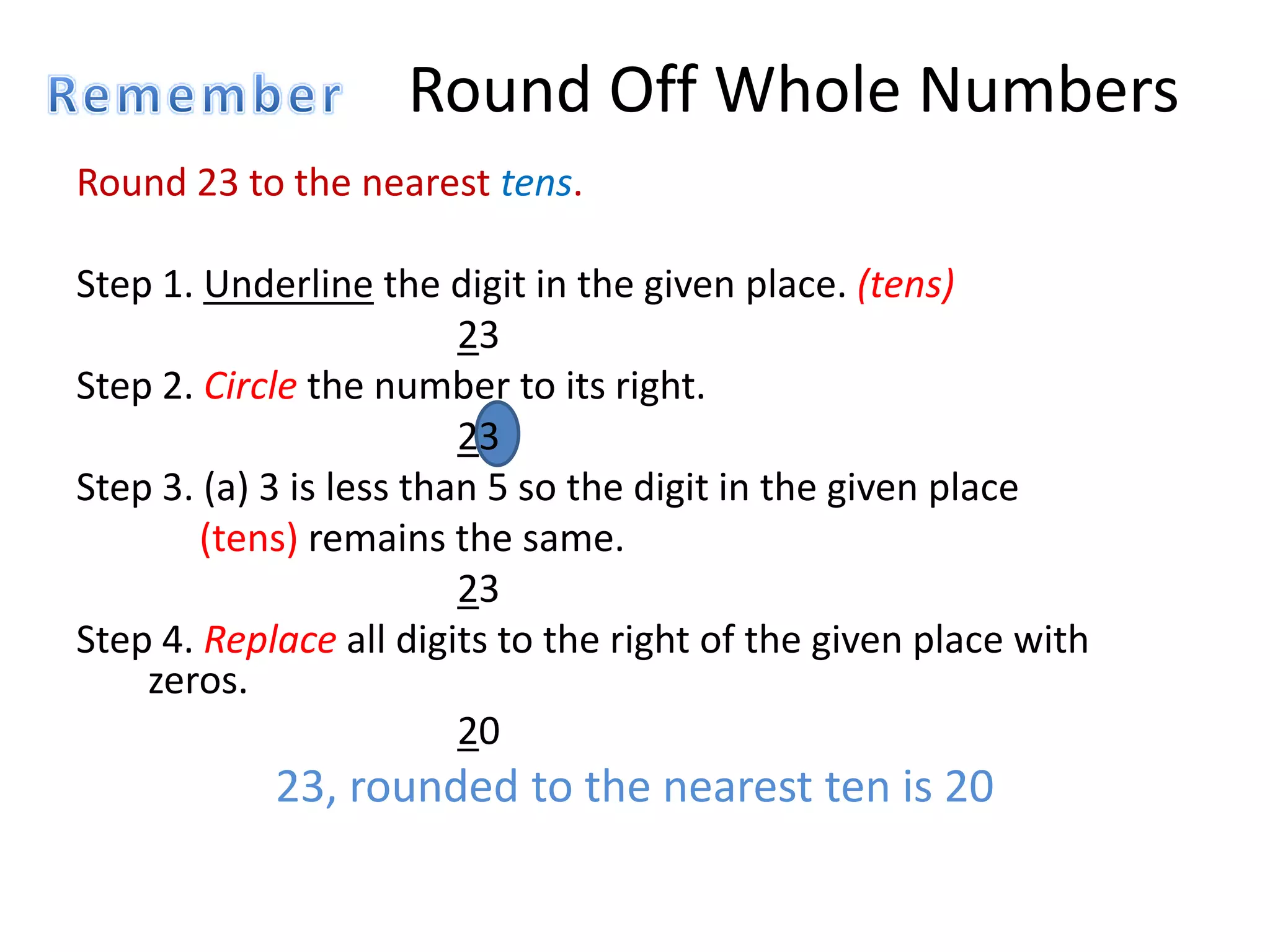 Rounding Decimal Numbers | PPTX