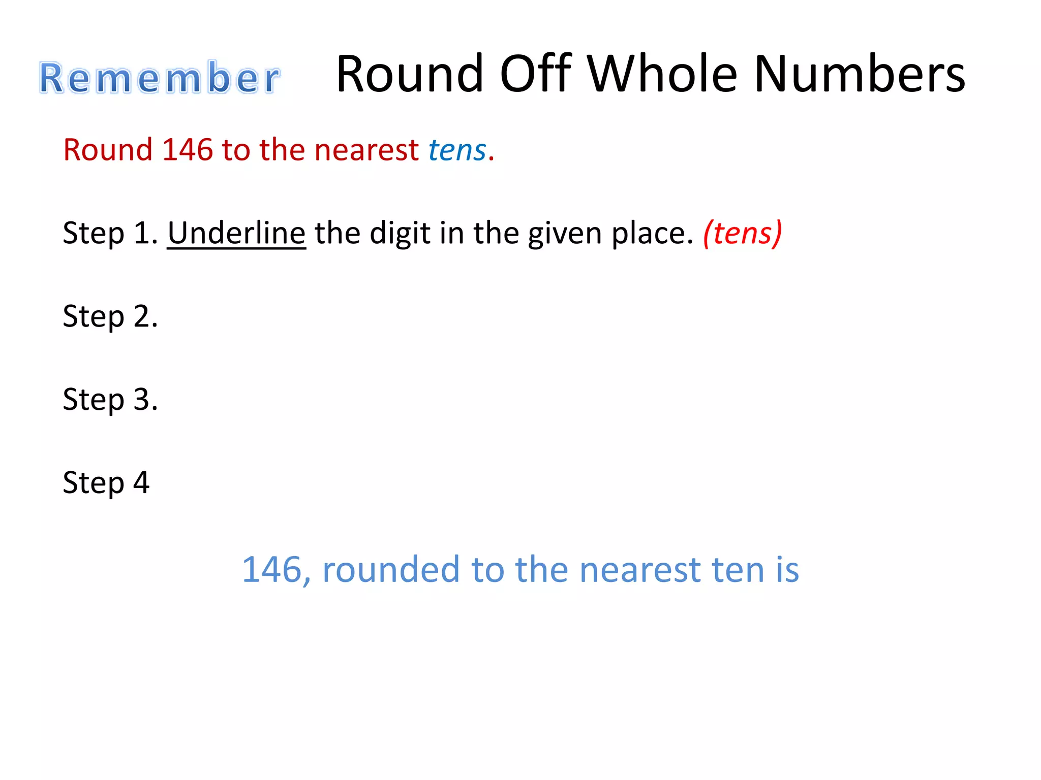Rounding Decimal Numbers | PPTX