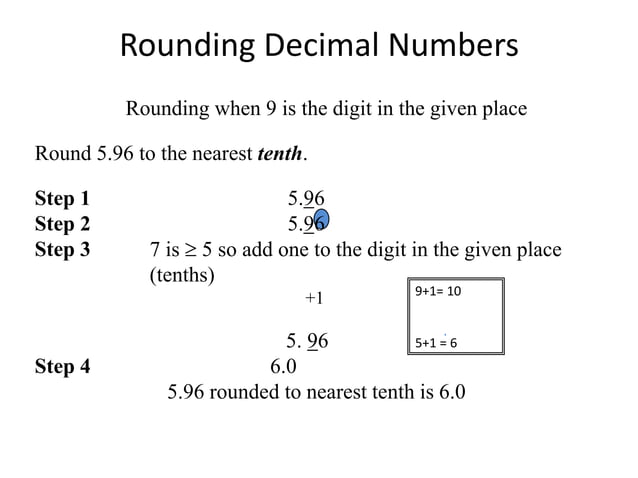 Rounding Decimal Numbers | PPTX