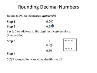 Rounding Decimal Numbers | PPTX