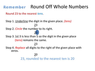 Rounding Decimal Numbers | PPTX