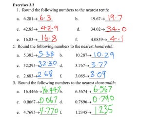 Rounding Decimal Numbers | PPTX