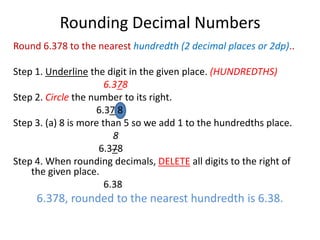 Rounding Decimal Numbers | PPTX