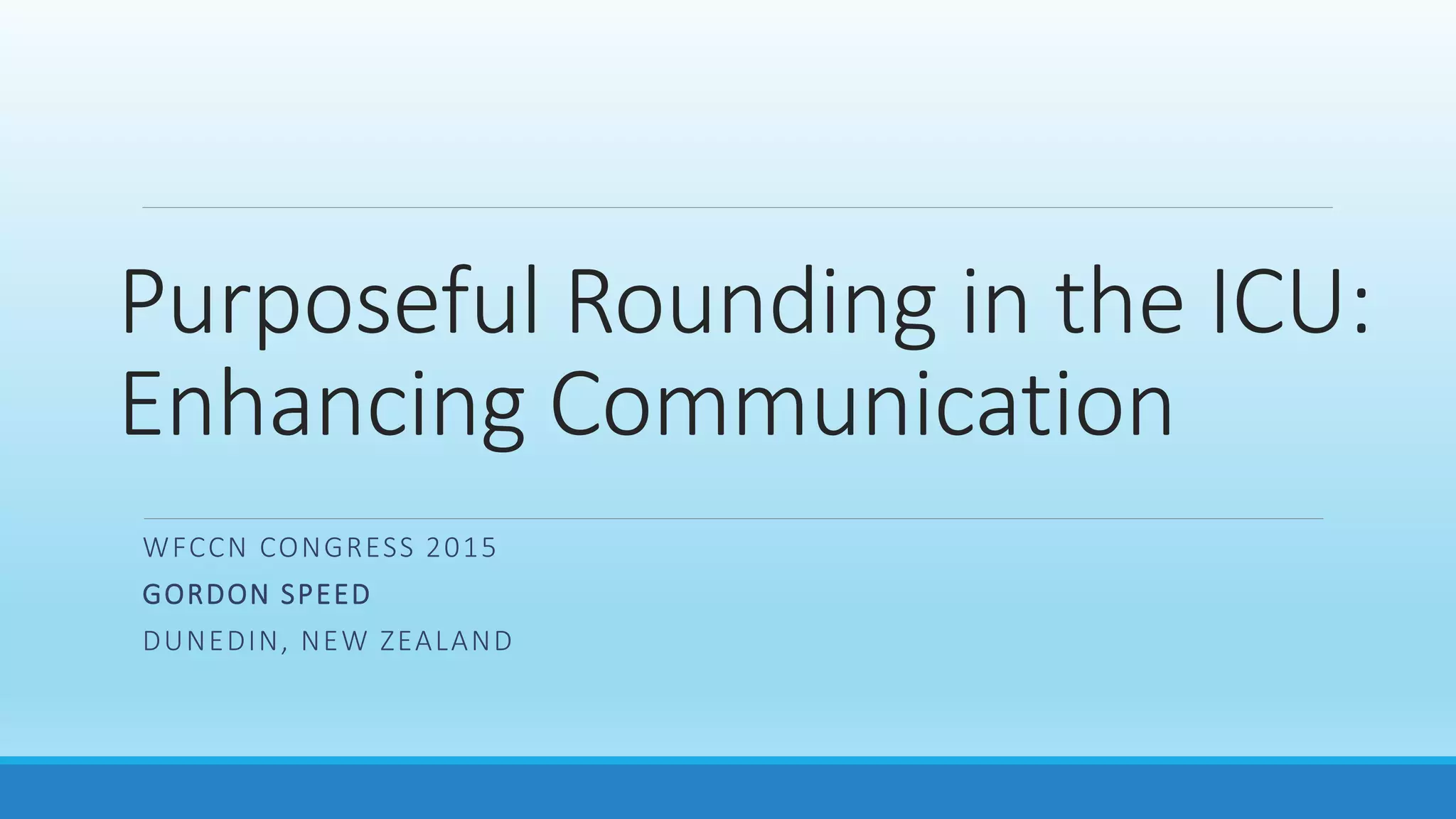 Rounding in icu 2015 | PPTX