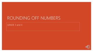 Rounding off numbers | PPTX