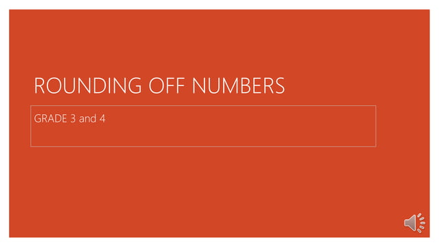 Rounding off numbers | PPTX | Standardized Testing | Educational Assessment