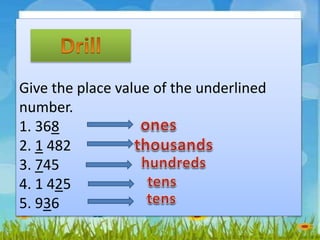 Rounding Off Numbers to the Nearest Tens, Hundreds and Thousands.pptx