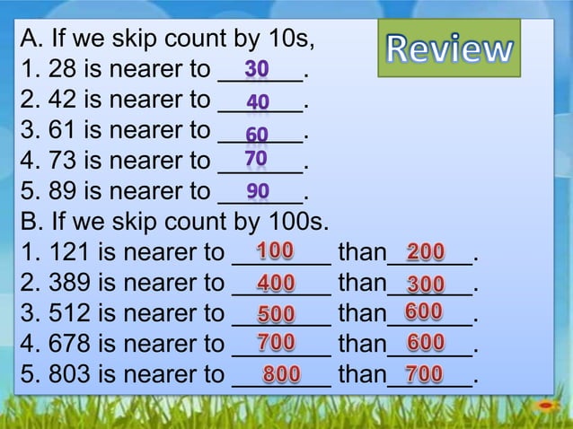 Rounding Off Numbers to the Nearest Tens, Hundreds and Thousands.pptx
