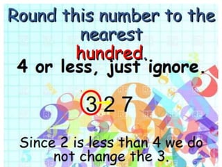 Rounding off whole numbers | PPTX