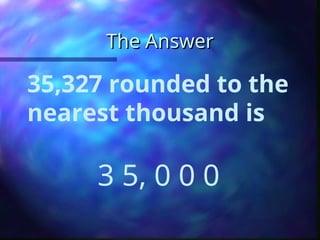 Rounding PowerPoint Maths rounding off number | PPT