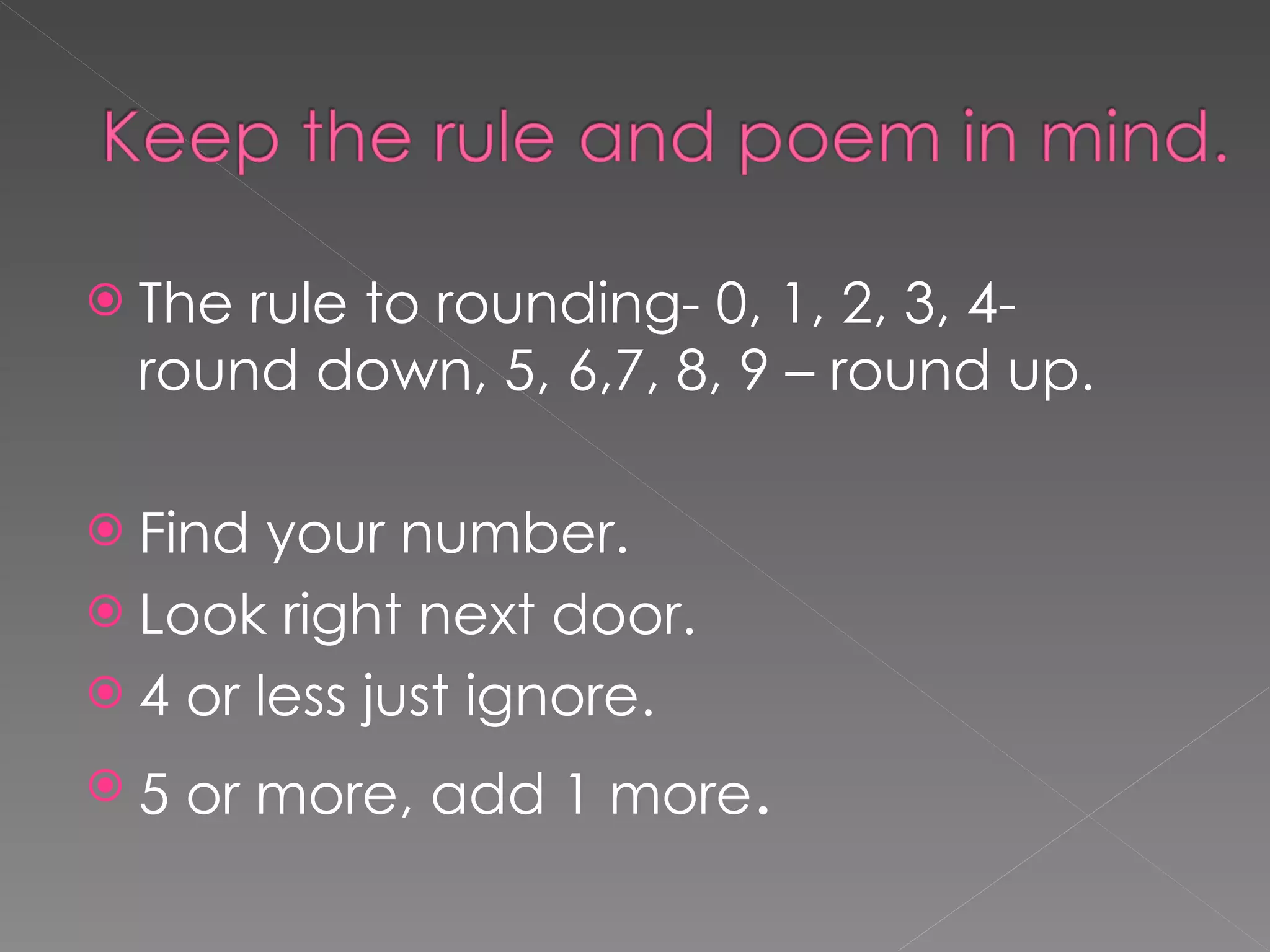 Rounding Powerpoint | PPT