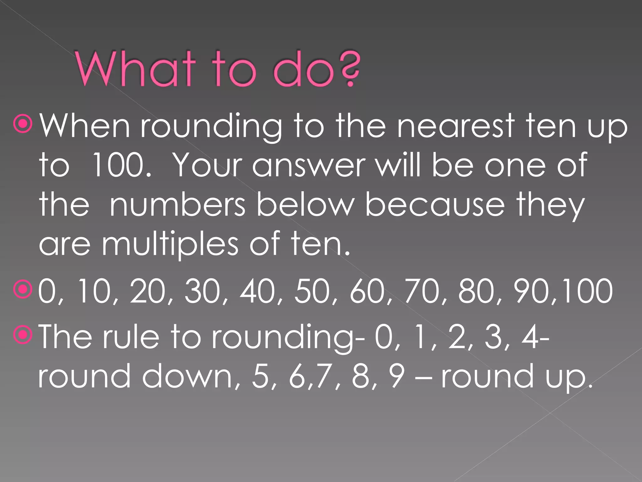 Rounding Powerpoint | PPT