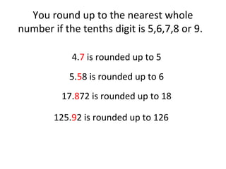 Rounding to a Whole Number | PPT