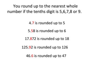 Rounding to a Whole Number | PPT