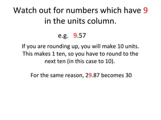 Rounding to a Whole Number | PPT