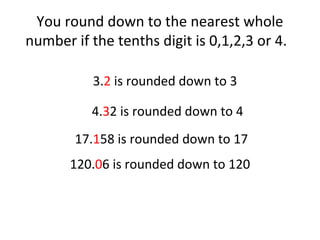 Rounding to a Whole Number | PPT