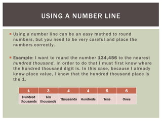 Rounding whole numbers | PPTX