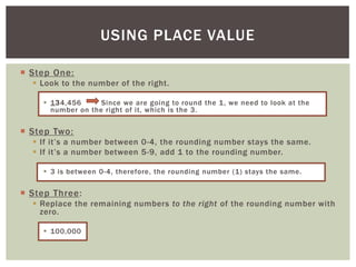 Rounding whole numbers | PPTX