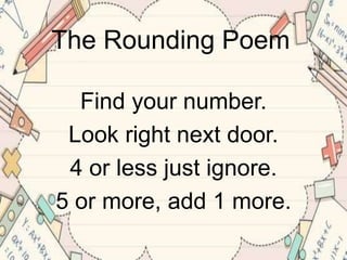 Roundinng off numbers | PPTX