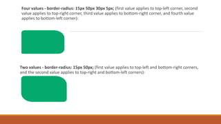 Different way of creation of round net corner in csspptx | PPTX