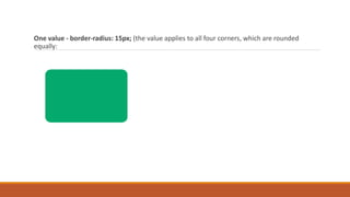 Different way of creation of round net corner in csspptx | PPTX