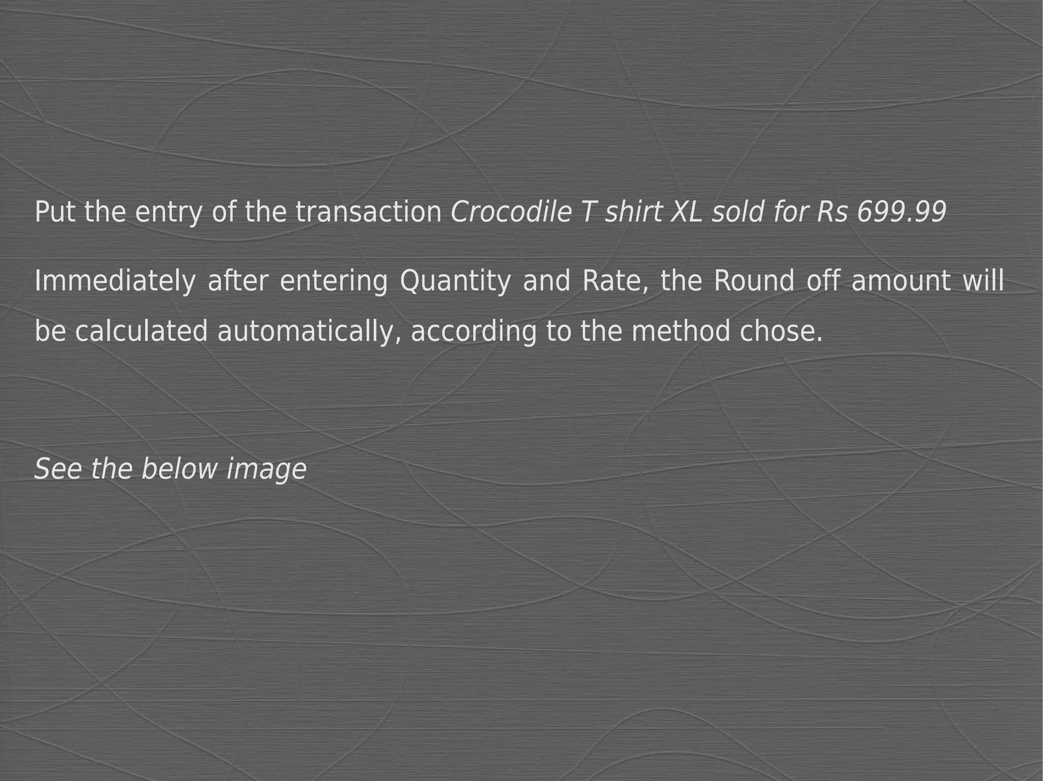How to use the Automatic Round Off feature in Tally ERP 9? | PDF