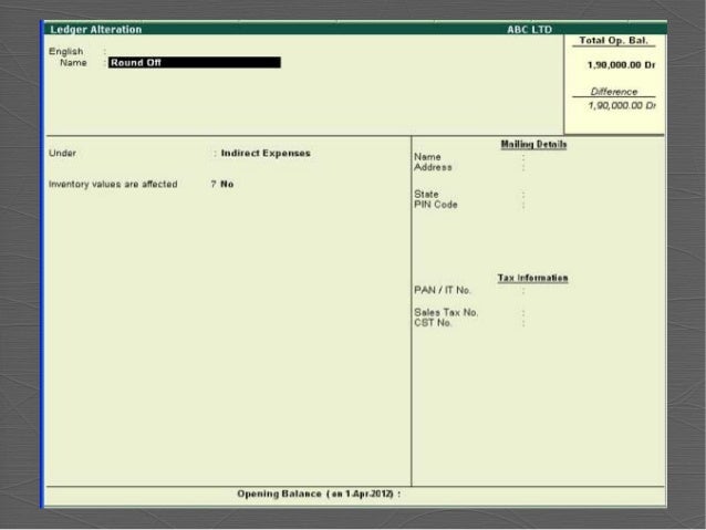 How to use the Automatic Round Off feature in Tally ERP 9?