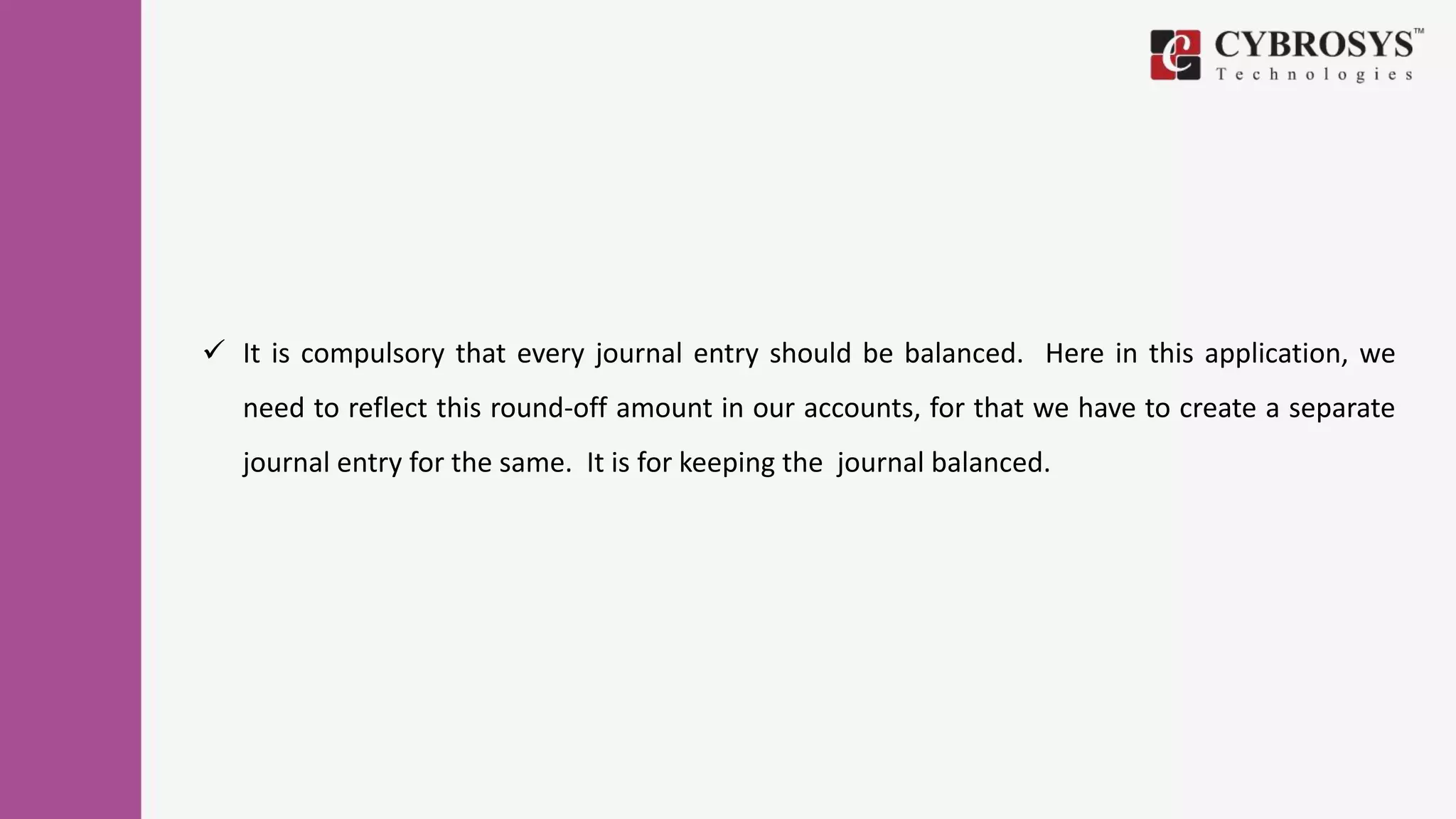 Round off invoice amount | PPTX