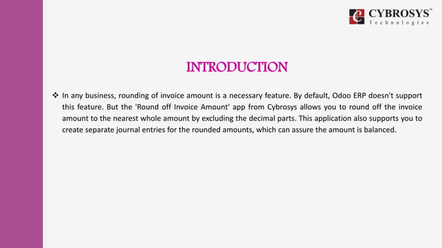 Round off invoice amount | PPTX | Business Accounting & Finance | Business