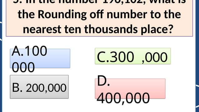 ROUND OFF NUMBERS -LESSON 4.habitat pptx | PPT