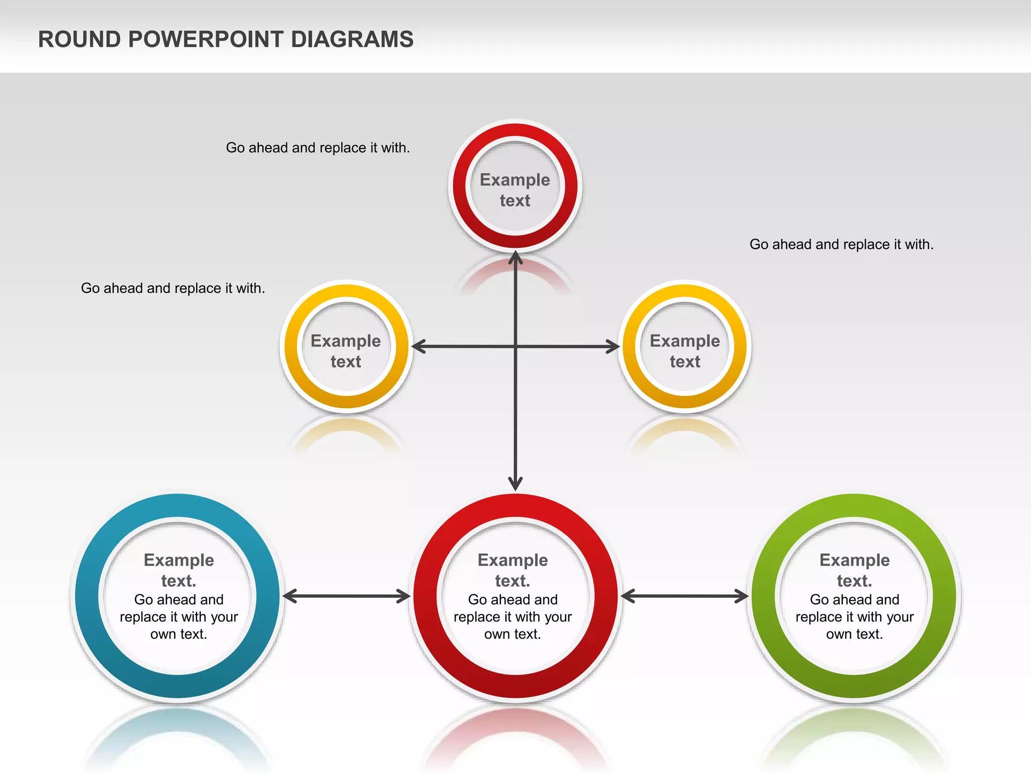 Round Diagrams (for PowerPoint and Google Slides) | PPT