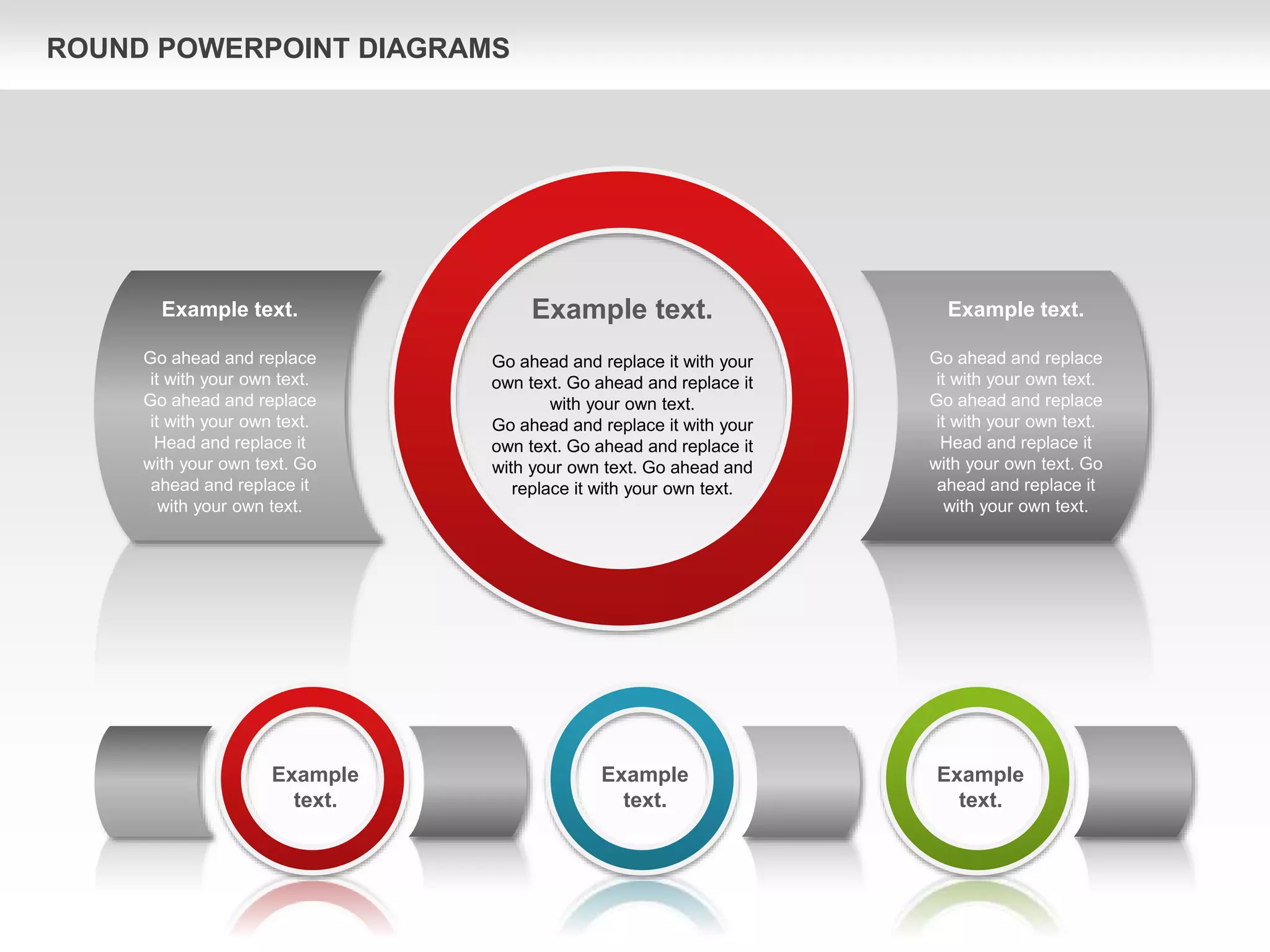 Round Diagrams (for PowerPoint and Google Slides) | PPT