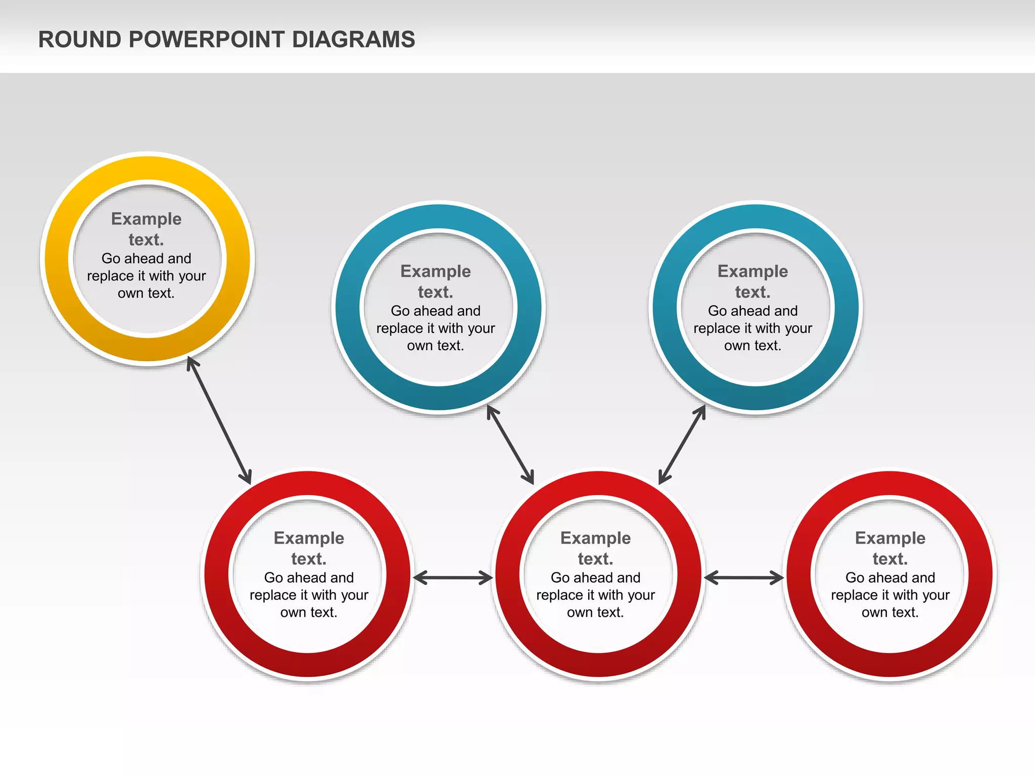 Round Diagrams (for PowerPoint and Google Slides) | PPT