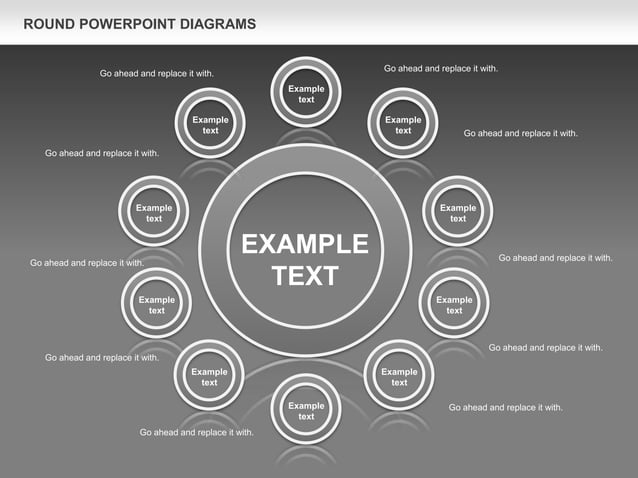 Round Diagrams (for PowerPoint and Google Slides) | PPT