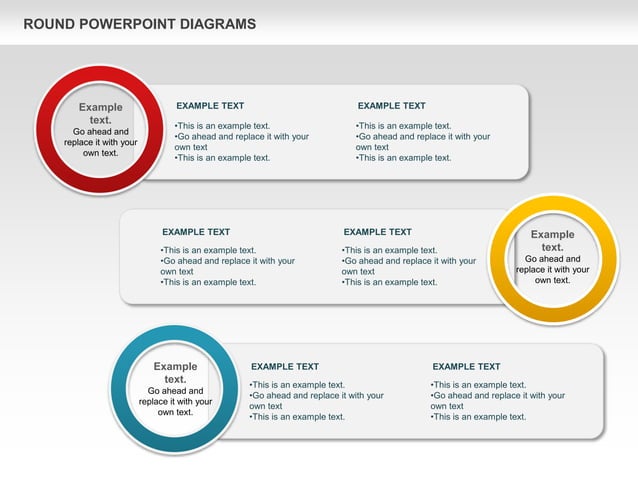 Round Diagrams (for PowerPoint and Google Slides) | PPT