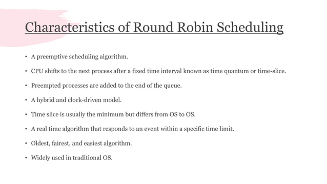 Round Robin Algorithm.pptx | Computing | Technology & Computing