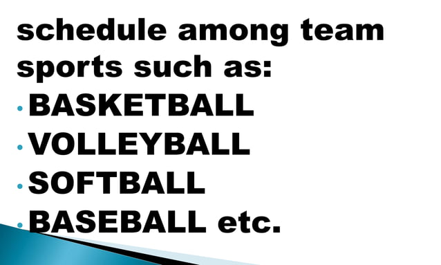 Round robin & ladder types of tournaments | PPTX