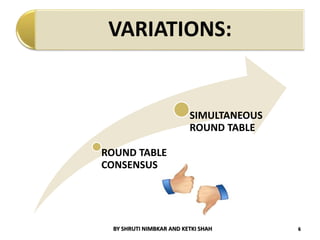 Round table group strategy | PPTX